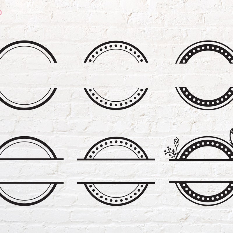 Circle Frame Svg - Etsy