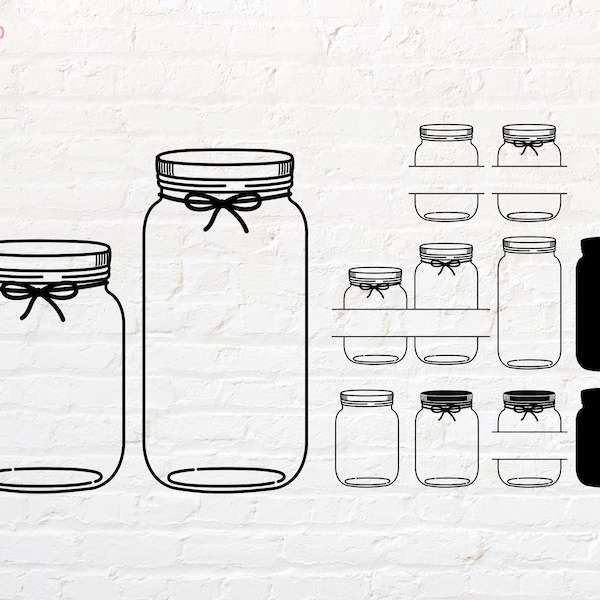 Mason Jar Cricut - Etsy