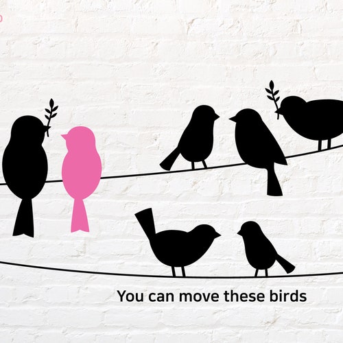 Bird Svg Bird on a Line Svg Png Dxf Eps Pdf - Etsy