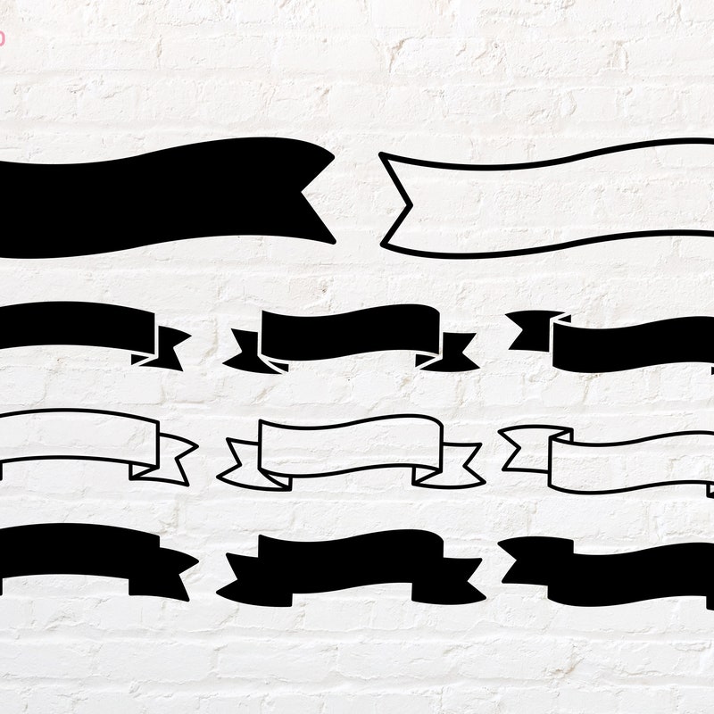 Banners Svg - Etsy