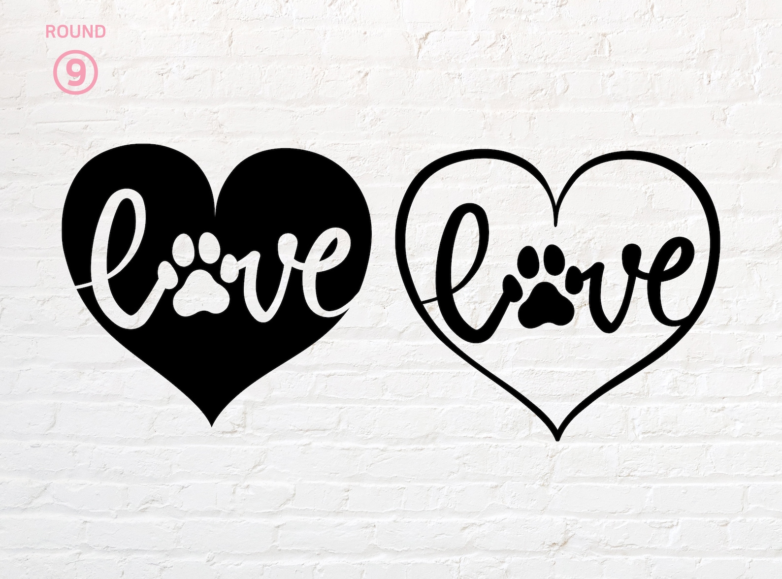 Paw Heart Svg Png Dxf Eps Pdf - Etsy