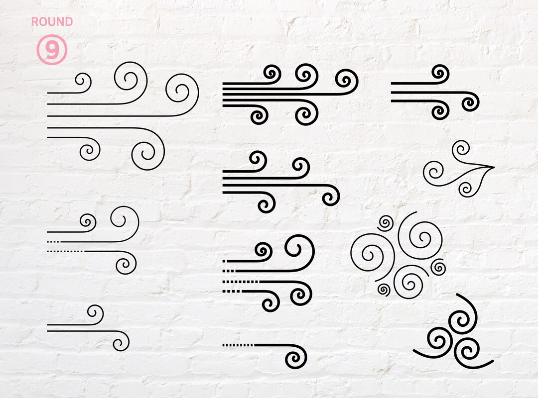 Wind Air Svg, Png, Dxf, Eps, Pdf - Etsy