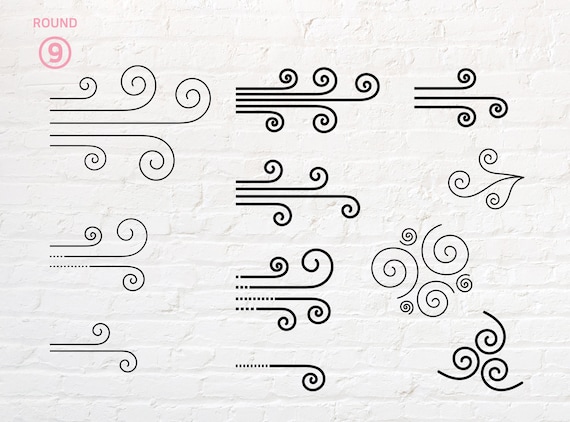 Wind Air Svg Png Dxf Eps Pdf | Etsy
