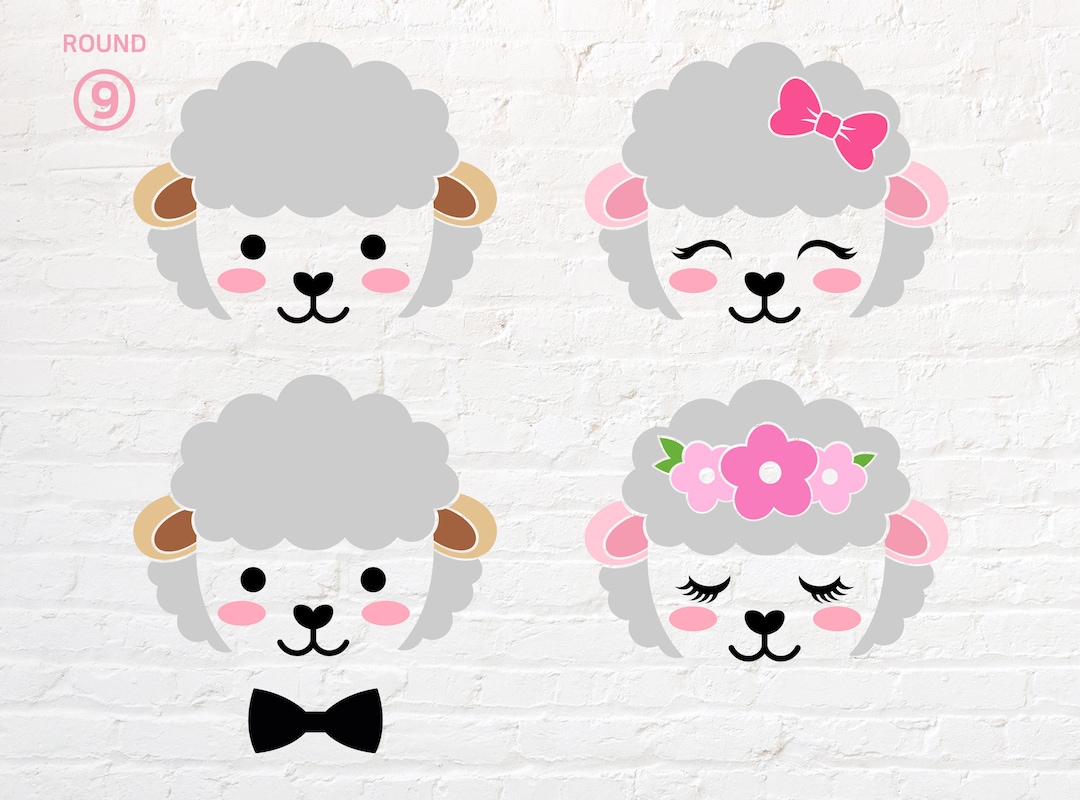 Sheep Face Svg, Png, Dxf, Eps, Pdf - Etsy
