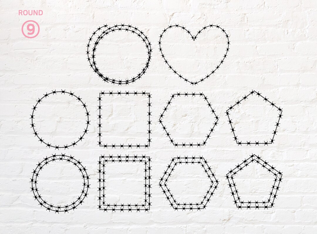 Barbed Wire Svg, Png, Dxf, Eps, Pdf - Etsy