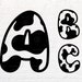 Cow Font Svg, Bubble Cow Font Svg, Png, Dxf, Eps, Pdf - Etsy