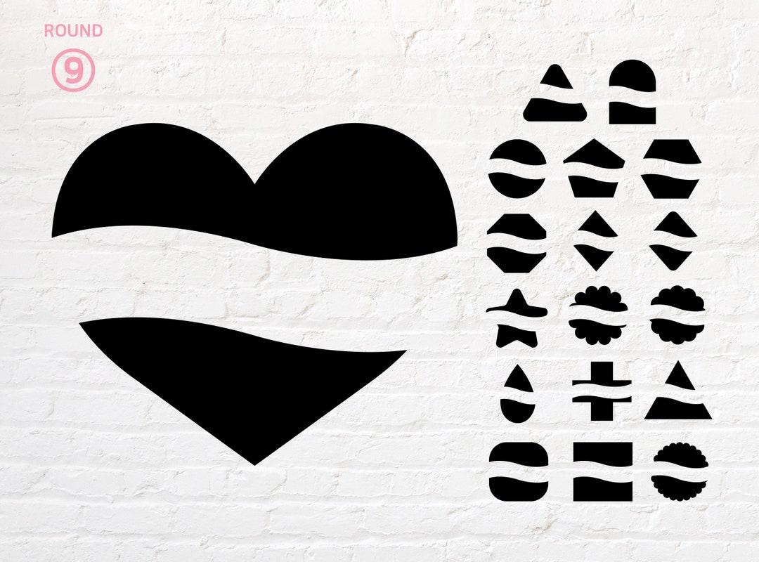 Shape Split Svg, Png, Dxf, Eps, Pdf - Etsy