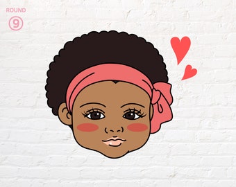 Baby Face Svg, Infant Svg, Newborn Svg, Toddler Svg, Cute, Head, Child ...