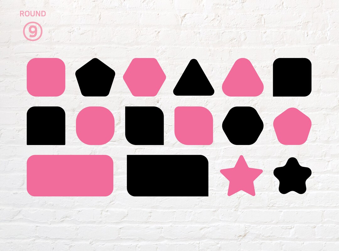 Round Coner Shapes Svg, Png, Dxf, Eps, Pdf - Etsy