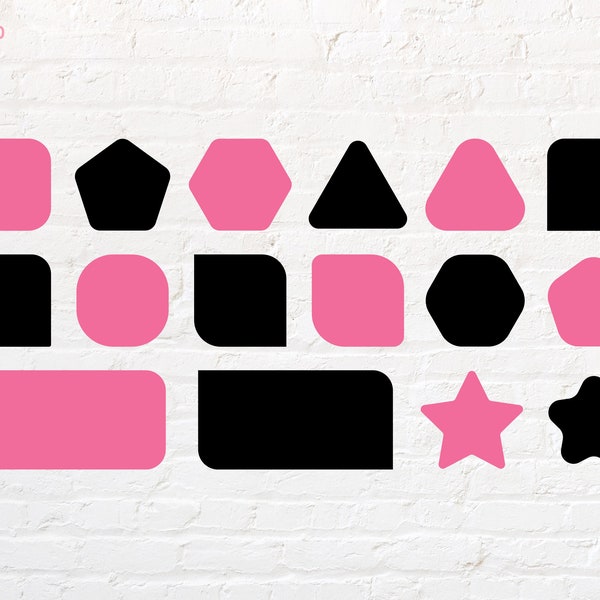 Basic Shapes Svg - Etsy