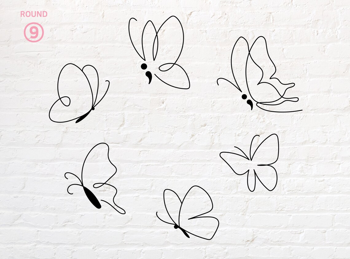 Butterfly Outline Svg Png Dxf Eps Pdf - Etsy UK