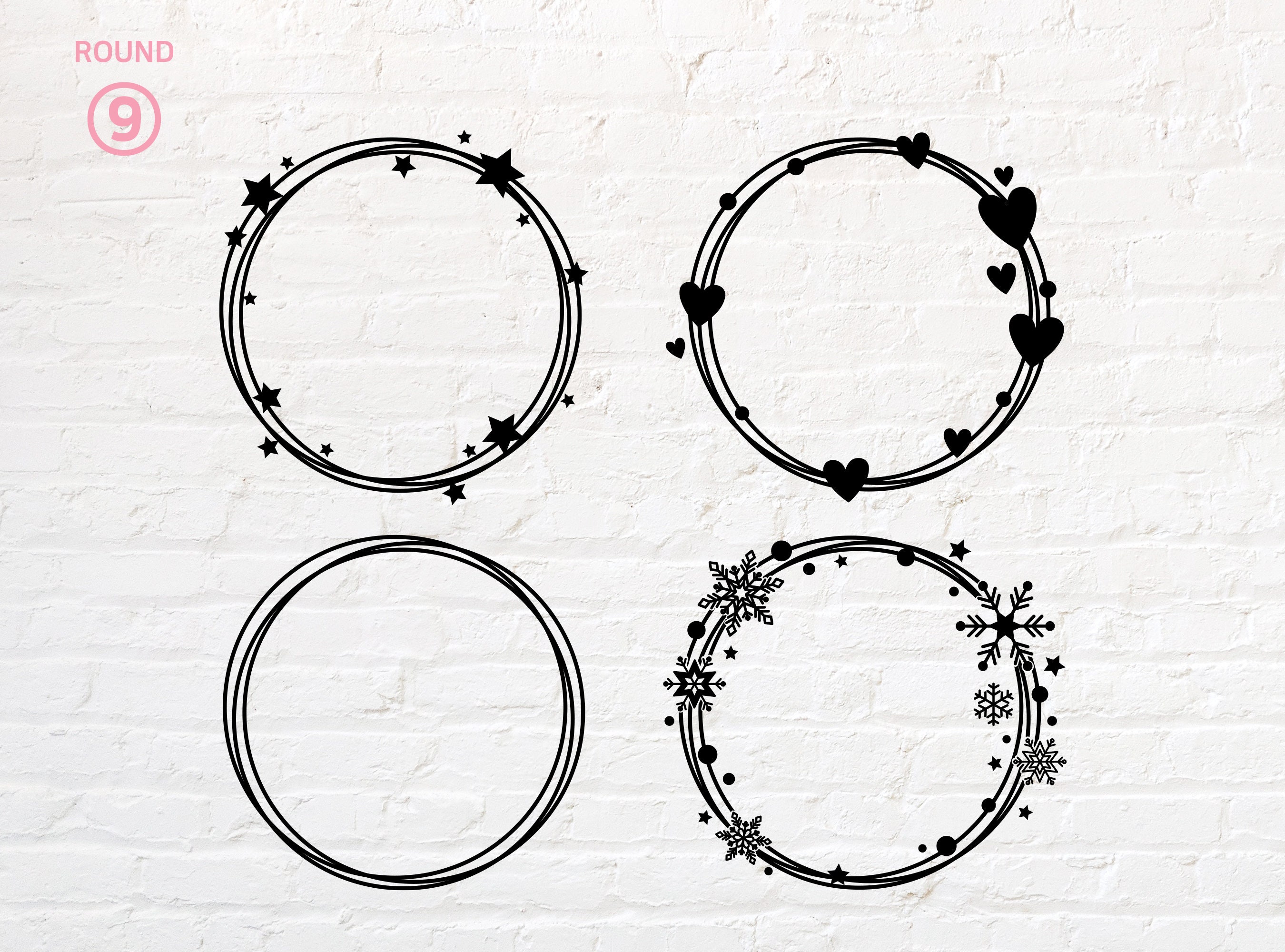 Triple Circle Svg, Png, Dxf, Eps, Pdf - Etsy