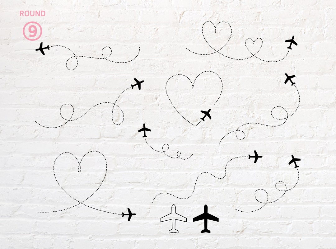 Airplane Line Svg, Png, Dxf, Eps, Pdf - Etsy