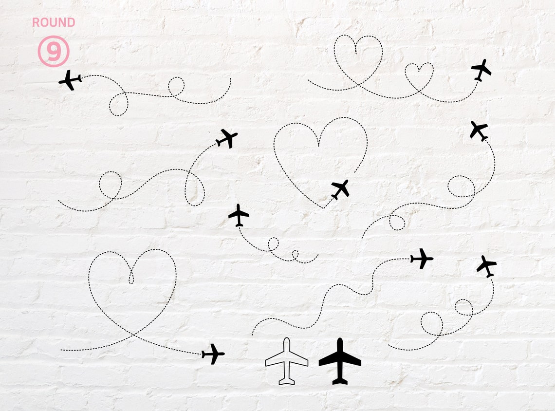 Airplane Line Svg Png Dxf Eps Pdf - Etsy