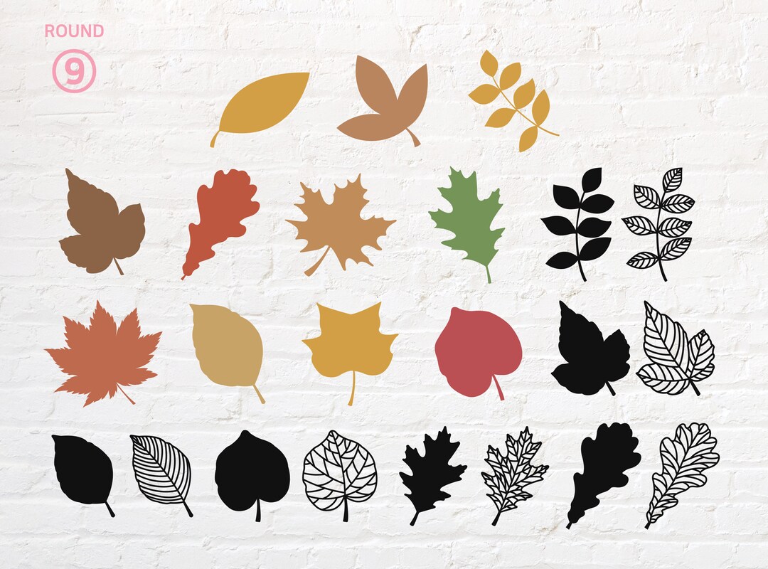 Leaves Svg, Png, Dxf, Eps, Pdf - Etsy