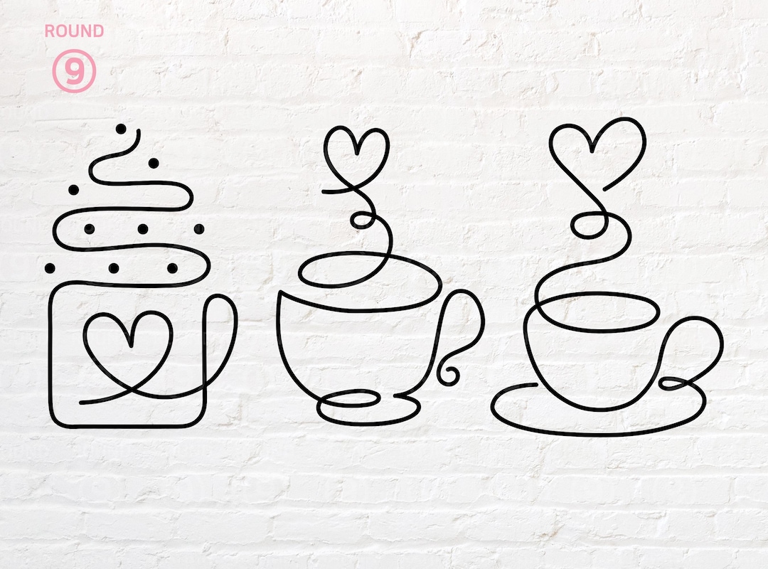 Coffee Outline Svg, Tea Cup Outline Svg, Coffee Cup Outline Svg, Png ...