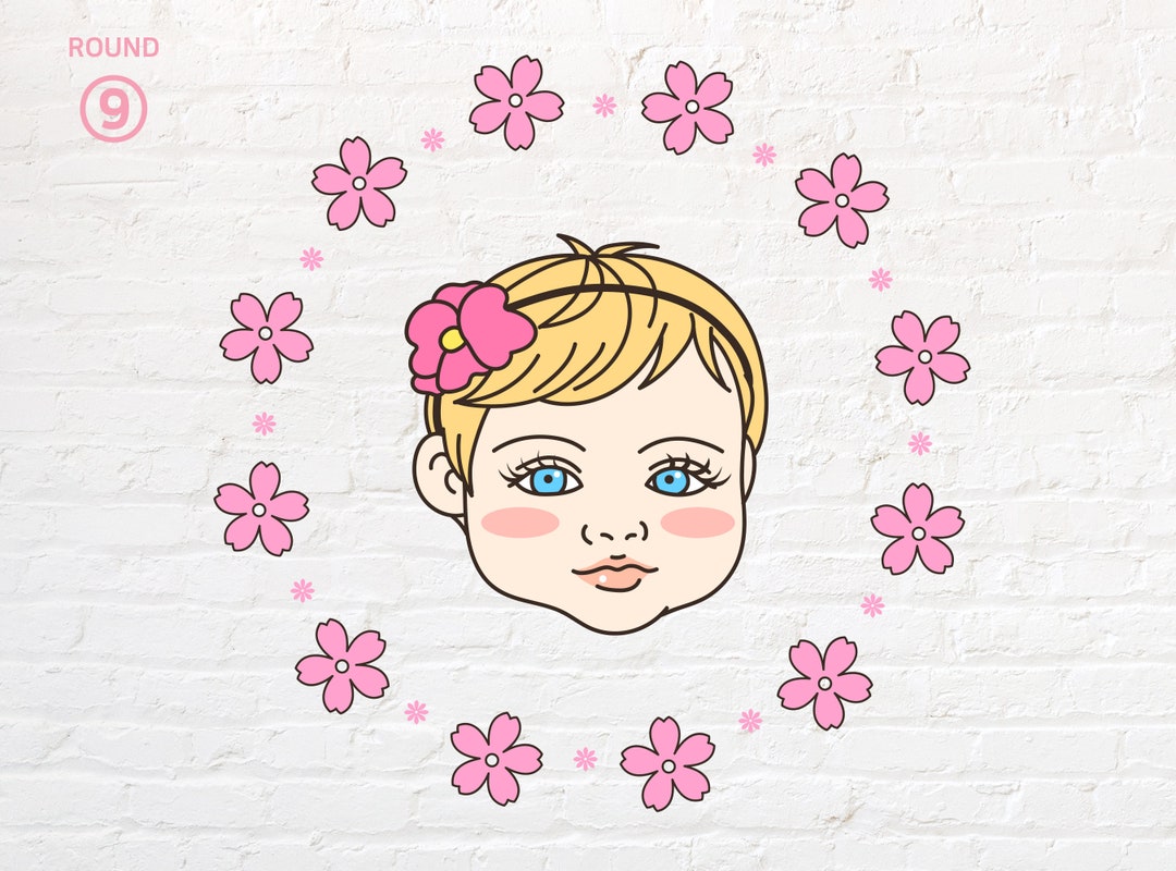 Baby Face Svg, Png, Eps, Pdf - Etsy