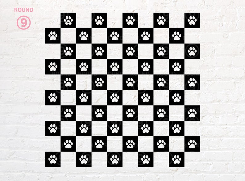 Dog Paw Pattern Svg, Png, Dxf, Eps, Pdf - Etsy Australia