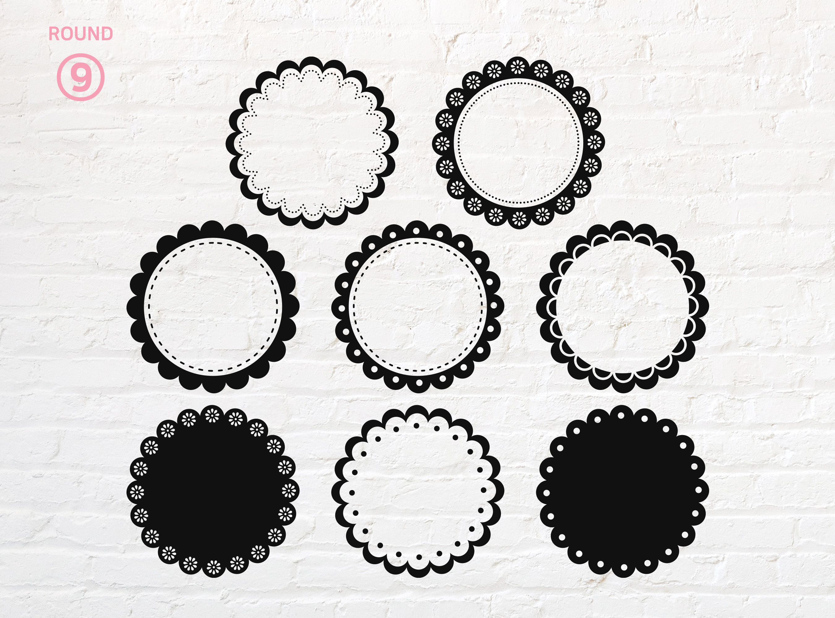 Dotted Circle Svg Png Dxf Eps Pdf | Etsy