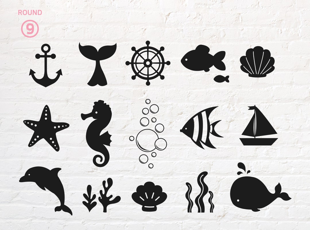 Sea Animals Svg, Sea Creature Svg, Png, Dxf, Eps, Pdf - Etsy