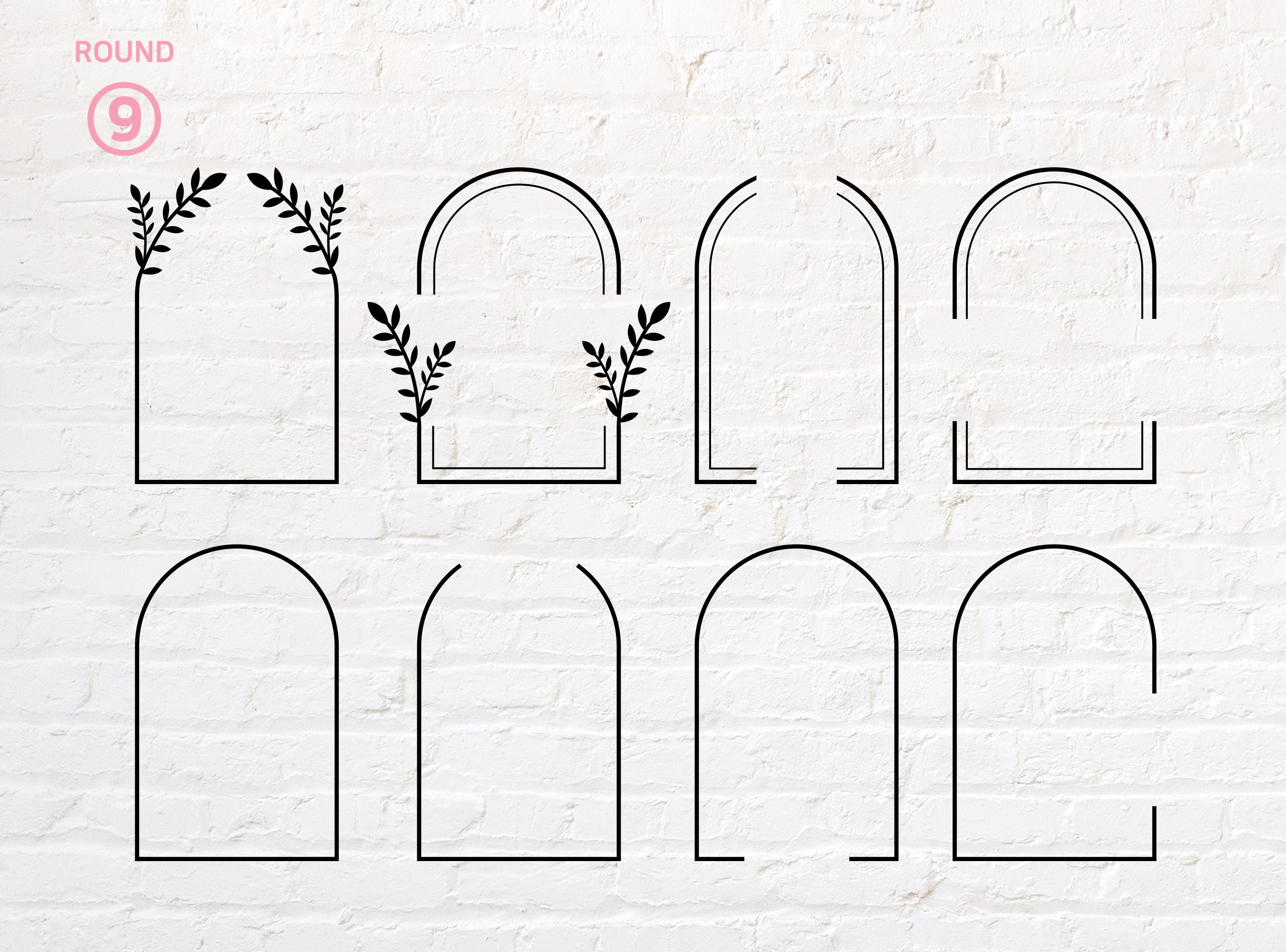 Arch Split Svg Png Dxf Eps Pdf - Etsy