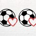 Soccer Heart Svg, Png, Dxf, Eps, Pdf - Etsy