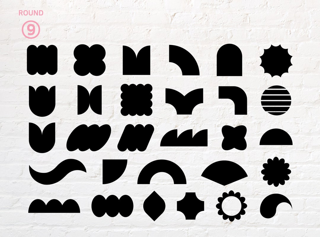 Geometric Shapes Svg, Png, Dxf, Eps, Pdf - Etsy