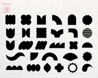 Basic Geometric Shapes Saved in Svg and Png, Shapes Svg, Square Clipart ...