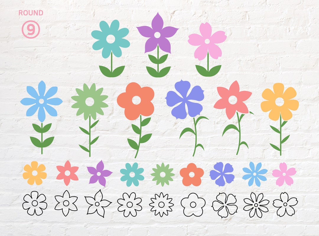Spring Flower Svg, Png, Dxf, Eps, Pdf - Etsy