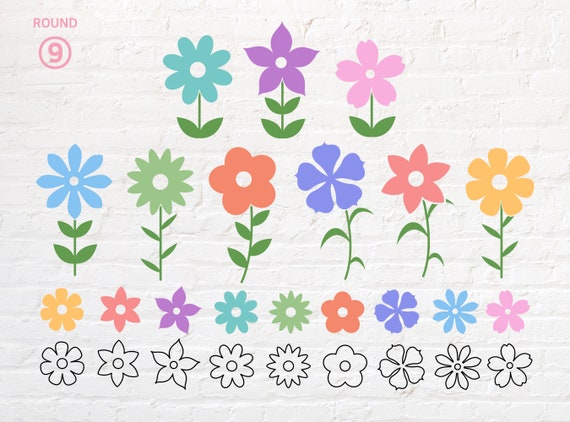 Spring Flower Svg Png Dxf Eps Pdf - Etsy