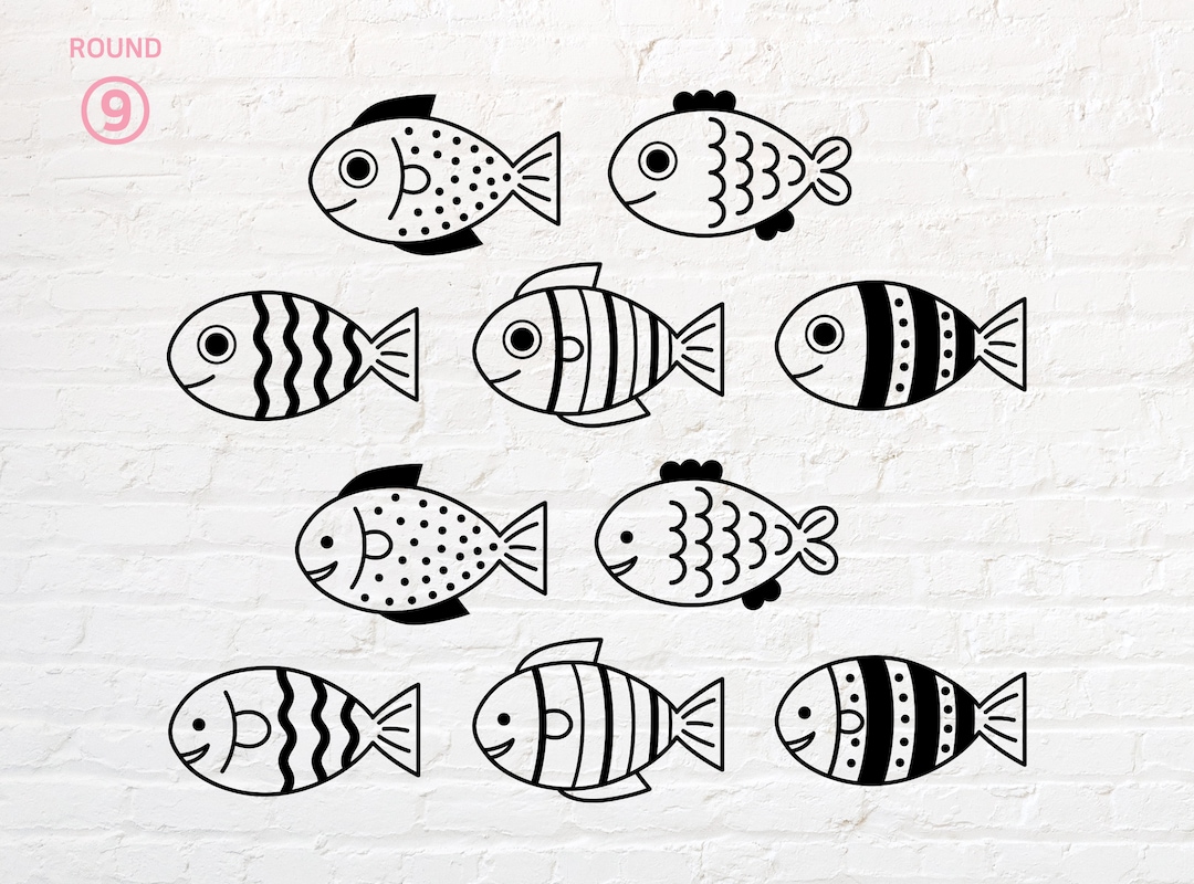 Fische Umriss svg, png, dxf, eps, pdf - Etsy.de