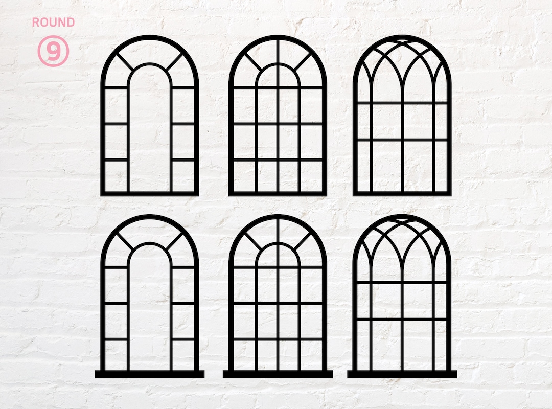 Window Svg, Png, Dxf, Eps, Pdf - Etsy