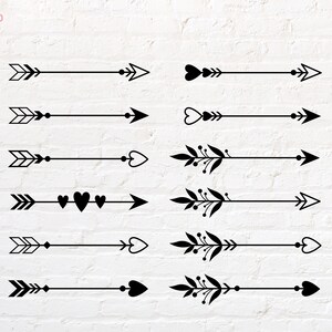 Arrow Svg, Arrow Split Svg, Arrow Circle Svg, Png, Dxf, Eps, Pdf - Etsy