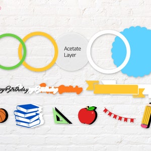 School Topper Svg, Png, Dxf, Eps, Pdf - Etsy