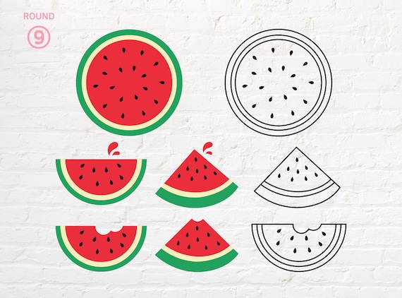 Watermelon Svg Png Dxf Eps Pdf - Etsy