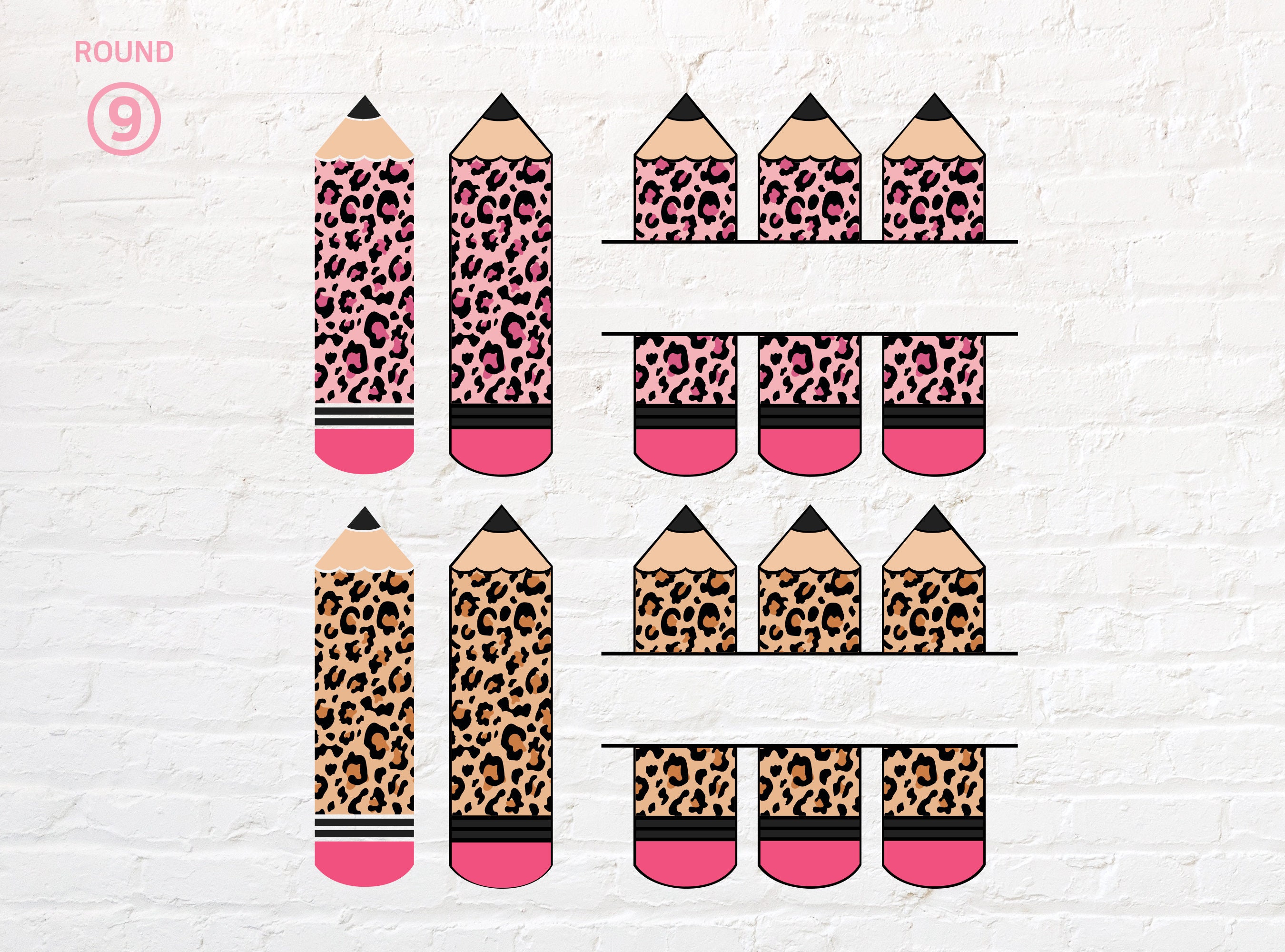 Leopard Pencil Svg Png Dxf Eps Pdf - Etsy