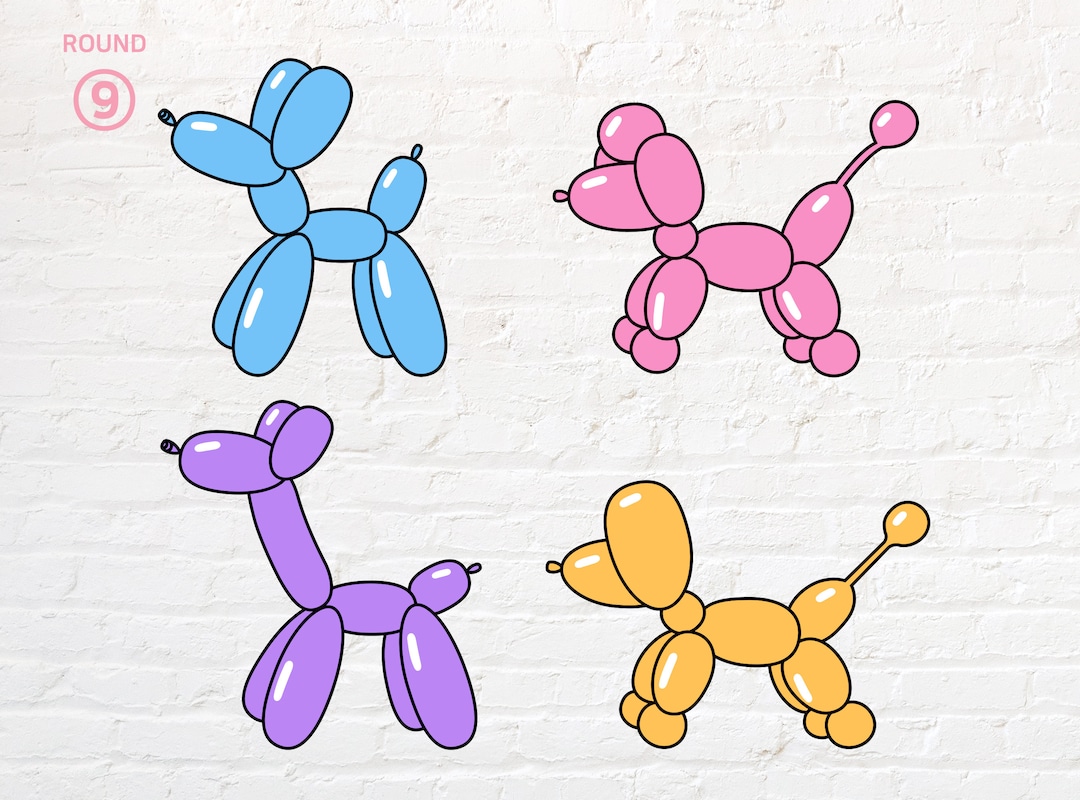 Balloon Dog Svg, Png, Dxf, Eps, Pdf - Etsy