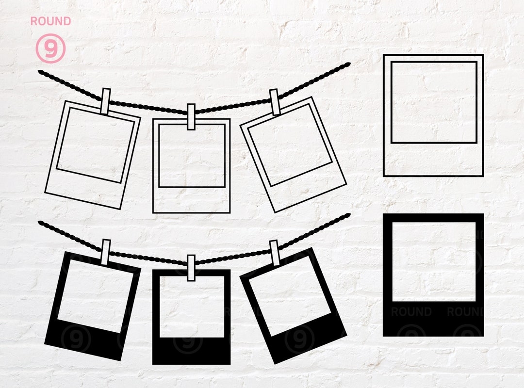 Photo Frame Svg, Png, Dxf, Eps, Pdf - Etsy