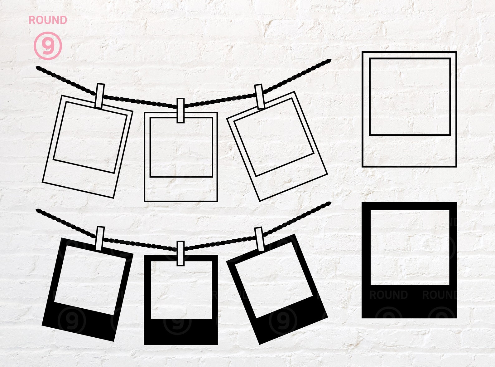 Photo Frame Svg, Png, Dxf, Eps, Pdf - Etsy