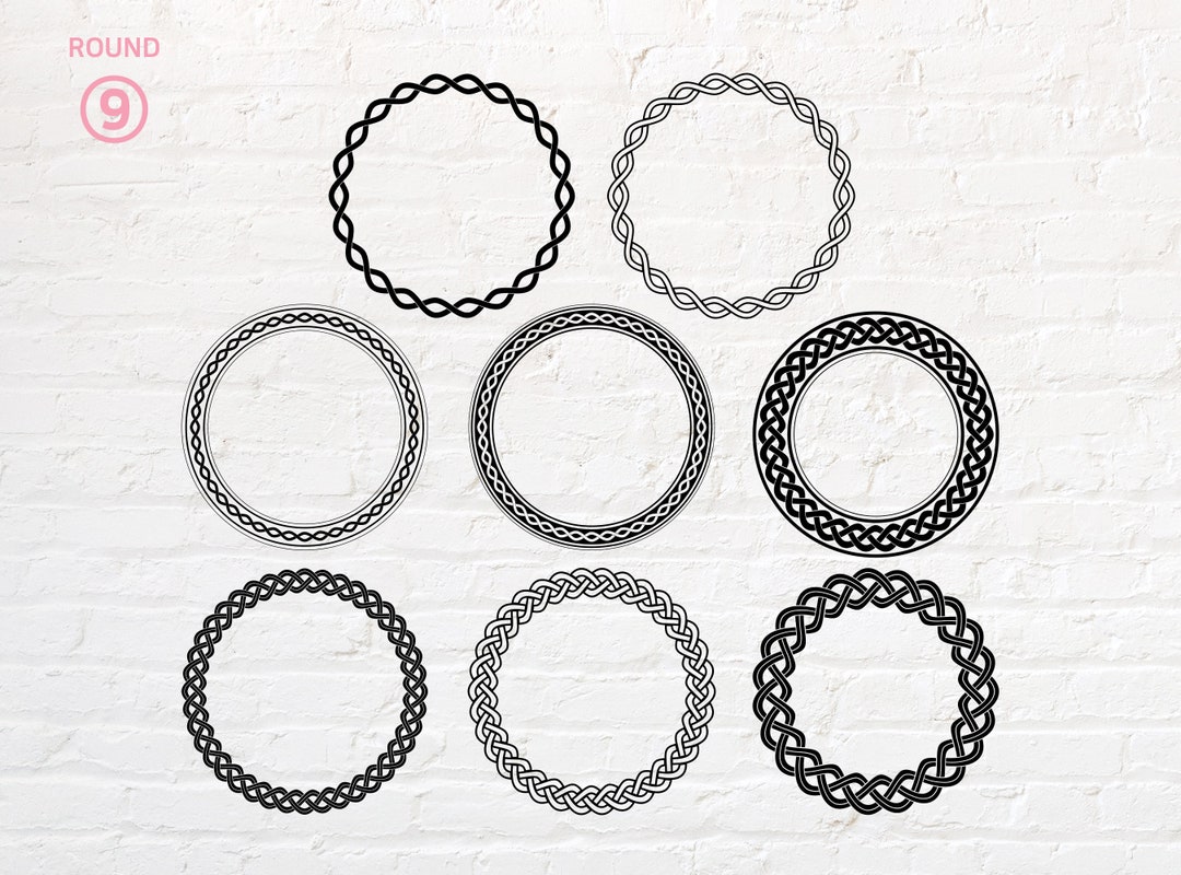 Circle Rope Svg, Png, Dxf, Eps, Pdf - Etsy