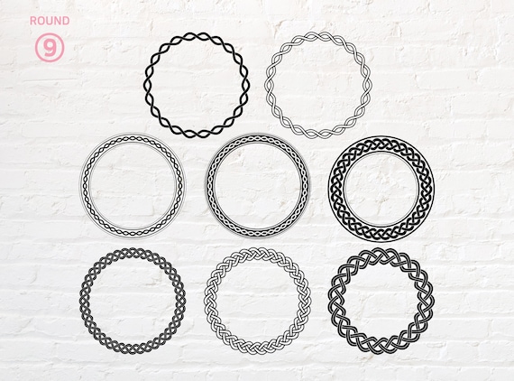 Circle Rope Svg Png Dxf Eps Pdf | Etsy