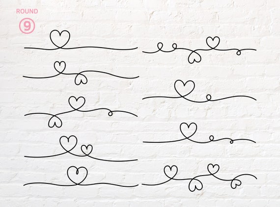 Heart Outline Svg Png Dxf Eps Pdf - Etsy