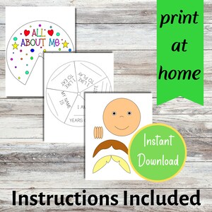 Educational Game Spinner, All About Me, Home School, Kindergarten ...