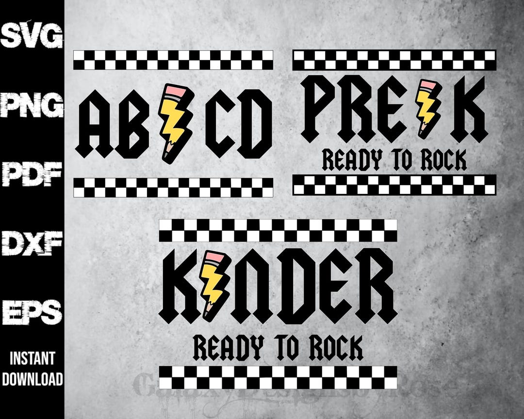 SVG Back to School Designs, Png, Pdf, Dxf, Eps, ABCD Svg, Pre-k Svg ...