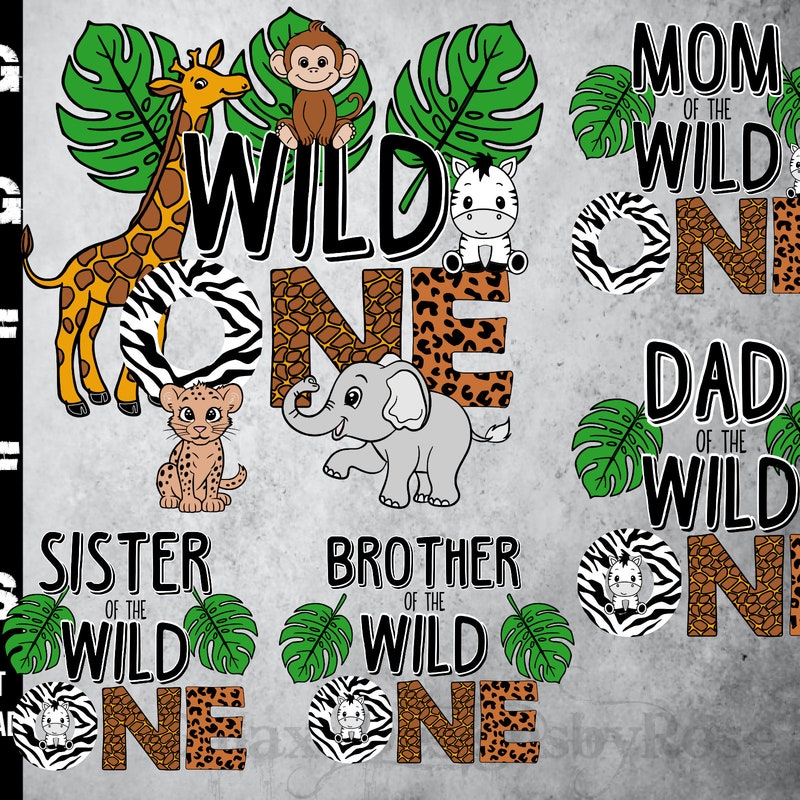 Wild One Svg - Etsy