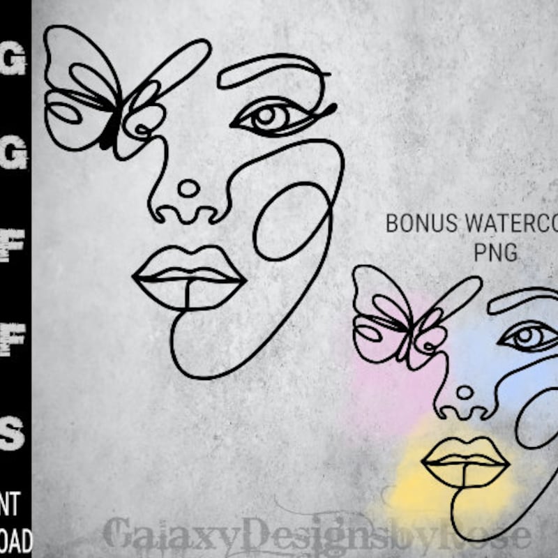 Line Drawing Svg - Etsy