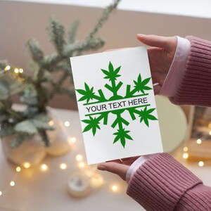 SVG Weed Leaf Snowflake, Png, Pdf, Eps, Dxf, Custom Name Svg, Funny ...