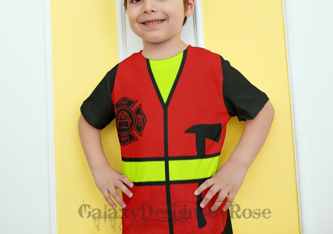 SVG Costume Fireman's Vest Png Pdf Eps Dxf | Etsy