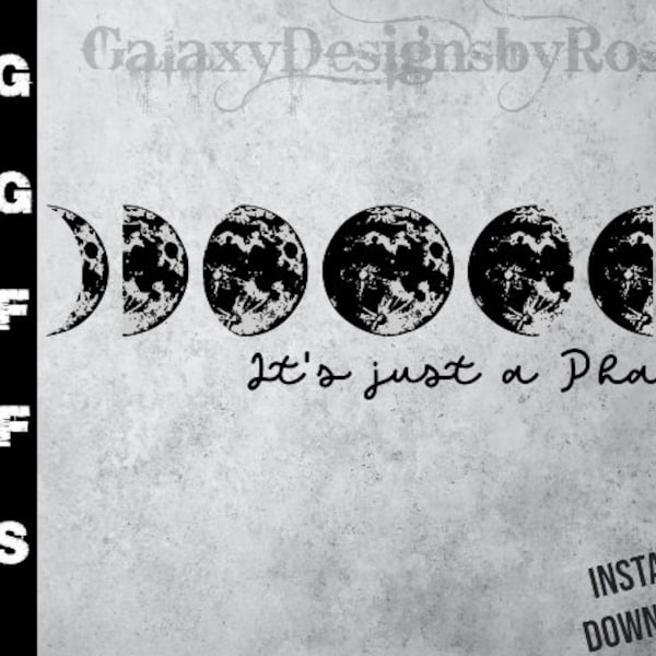 Just a Phase Moon - Etsy