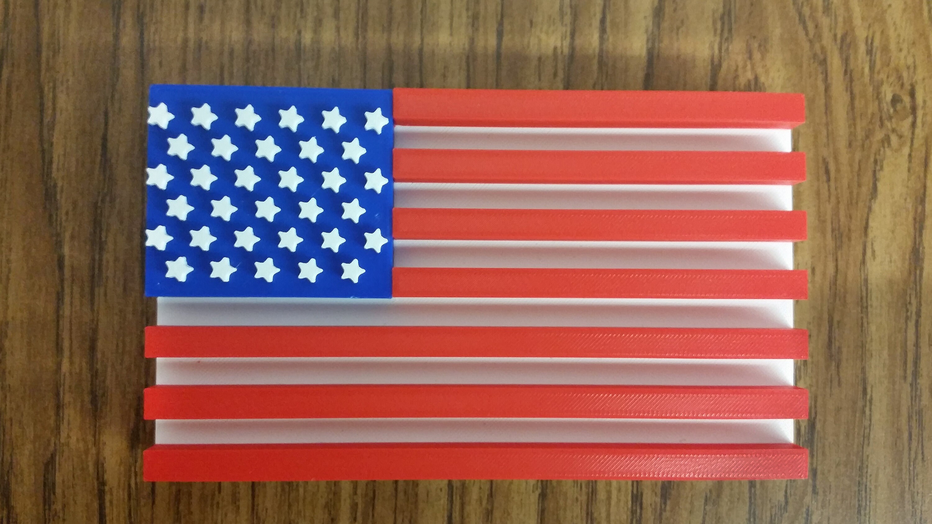 3D Printed American Flag - Etsy
